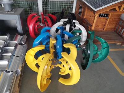 China 1000W Verticale As Windturbine Generator 5 Bladen Te koop