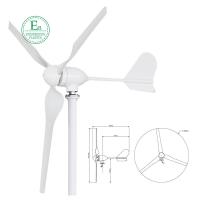 China High Efficient 600W Wind Turbine Wind Generator Three Blades for sale