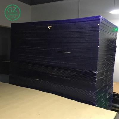 Cina Il bordo trasparente antistatico del PVC riveste la piegatura di formatura sottovuoto in vendita