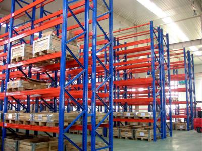 China Pálete resistente do armazenamento do armazém que submete cada camada equipada com as barras de apoio da pálete à venda