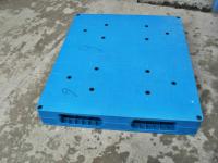 China Custom Stackable Plastic Pallets 1000x1000x150mm with 6T Static Load for Industrial Shipping for sale