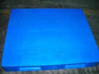 China Custom Stackable Plastic Pallets 1000x1000x150mm with 6T Static Load for Industrial Shipping for sale