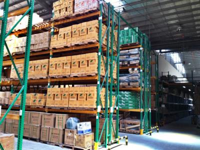 China Industrial Storage Racking Solutions For Pallets , Heavy Duty Pallet Racking System for sale