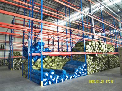 China High Cube Pallet Storage Racks , Multi Level Pallet Rack Shelving for sale