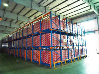 China Logistics Center Industrial Pallet Racking , Drive In Pallet Racking System for sale