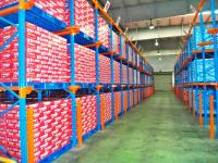 China Industrial Drive-In Pallet Rack System - 5000mm Height, 2000KG Capacity, Cold-Rolled Steel Construction for sale