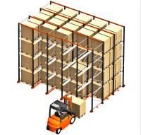China Drive-In Pallet Rack System with 5000mm Height and 2000KG Capacity - High Density Storage Racking for sale
