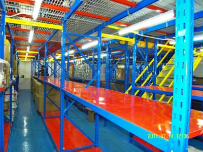 China Utilizing Industrial Rack Supported Mezzanine With Powder Coat Paint Finish for sale