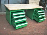 China Powder Coating Industrial Workbenches 1500-2100mm with 4 Drawers, 500-2000kg Load Capacity for sale