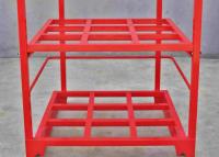 China Steel Powder Coating Pallet Stacking Rack - 1000-2000KG Capacity, Up to 5 High Stacking Frames for sale