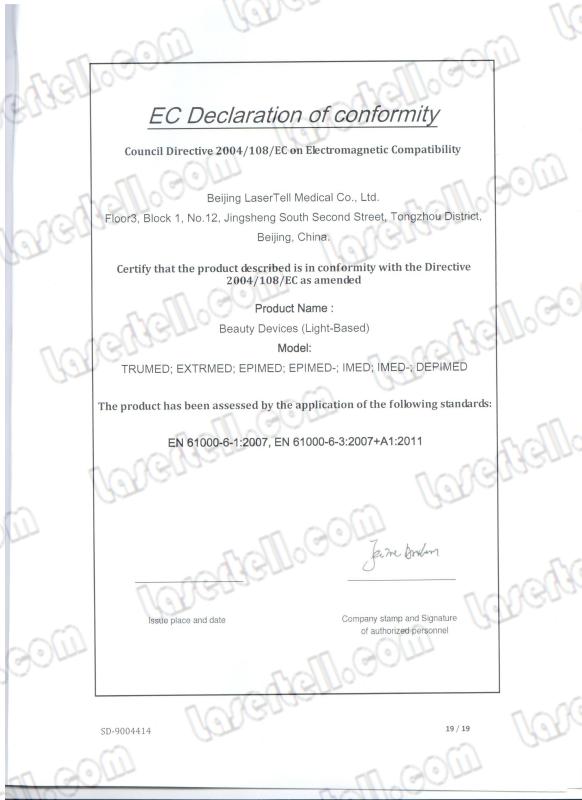 CE - Beijing LaserTell Medical Co., Ltd.