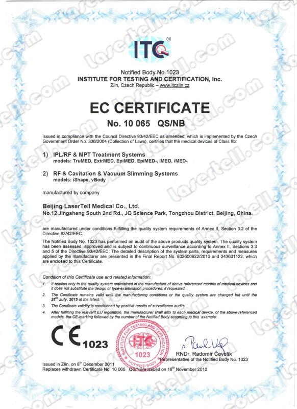 CE - Beijing LaserTell Medical Co., Ltd.