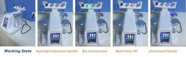 Super suction water dermabrasion peel with 3 bottles hydro dermabrasion (CE)
