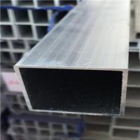 China Rectangular Aluminum Square Pipe Tube 5083 Profile  6000mm for sale