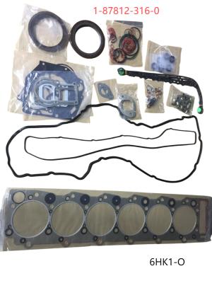 China 6HK1 Engine Gasket Kit 1-87812-316-0 JS330 ZX330 ZAX330 Isuzu Gasket for sale