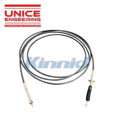 China Mixer drum cable Mixer truck cable control assembly for sale