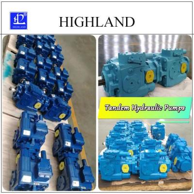 China Tandem Hydraulic Pumps With Swash Plate Design For Industrial Uses for sale