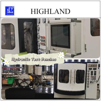China HIGHLAND Hydraulic Testing Machine Hydraulic Test Bench With High Oil Filtration Accuracy for sale