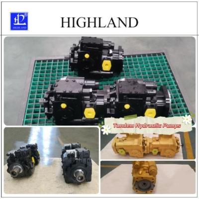 China Harvester Tandem Piston Pump Manual Loading Mode For Hydraulic System Components for sale