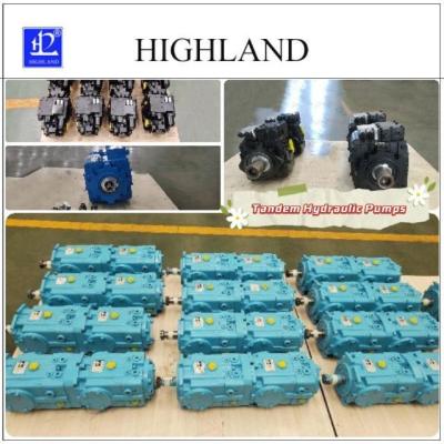 China Swash Plate Design Tandem Hydraulic Pumps For Versatile Applications for sale