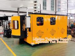 Máquina de ensaio de válvulas hidráulicas YST450 que utiliza um projeto de layout modular