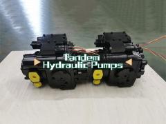 Bombas de pistão axiais manuais em tandem do deslocamento da variável de controle das bombas hidráulicas