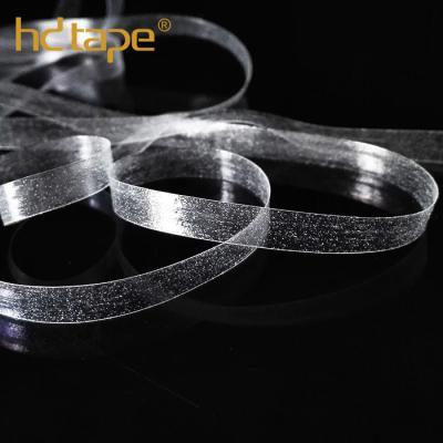 China Okeo-tex 100 high quality 4mm transparent  elastic  tape for sale