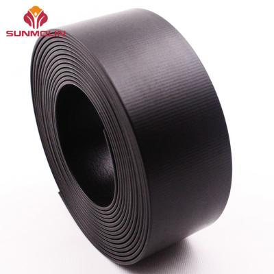 China Black waterproof tpu plastic coated webbing strap for sale