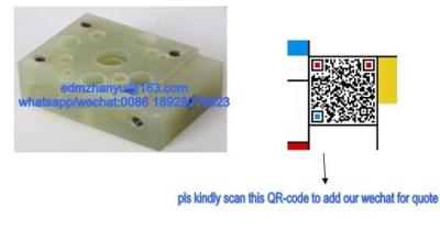 China A290-8120-X764 isolater plate for Fanuc wire EDM - LS machines 56x40x26T for sale