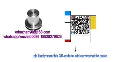 China X054D826H06  X054D826H08 X058D054H02 jet nozzle for Mitsubishi wire EDM - LS machines airb for sale