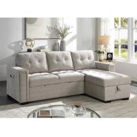 Quality RL-12201WG Sectional in warm gray color chenille for sale