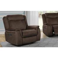 China Recliner Sofa set with Storage Box, Brown Fabric for sale