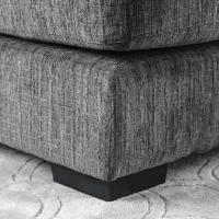 China Sectional Sofa with Pillows and Memory Foam, Gray Chenille for sale