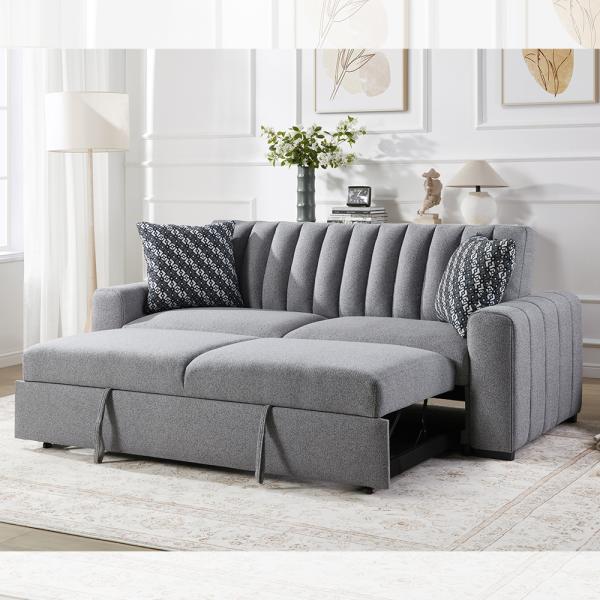 Quality Queen Size Convertible Sleeper Sofa Bed, Comfortable Pull-Out Bed with for sale