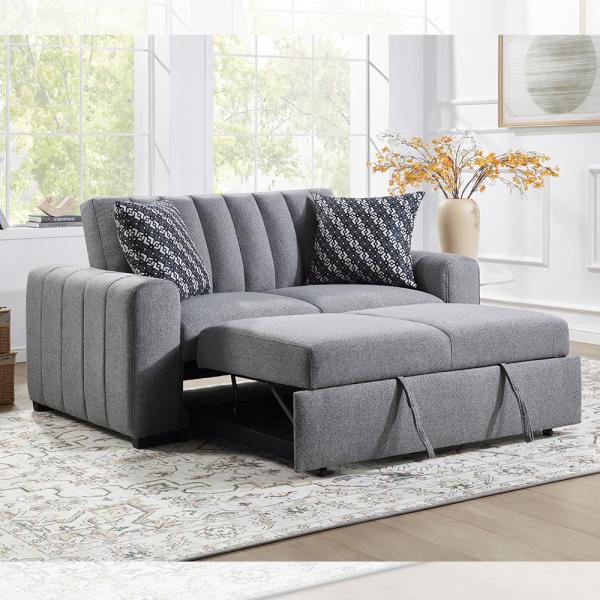Quality Full Size Convertible Sleeper Sofa Bed, Comfortable Pull-Out Bed with Adjustable for sale