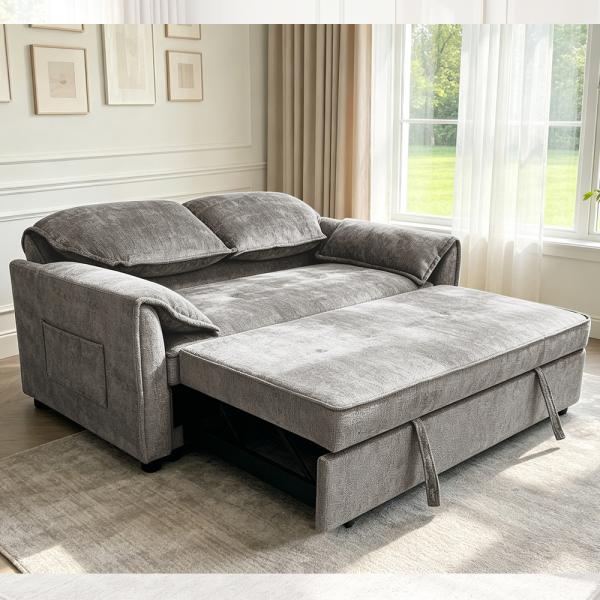 Quality Futon Sofa Bed, Convertible Sleeper Sofa Bed, Comfortable Pull-Out Bed with for sale