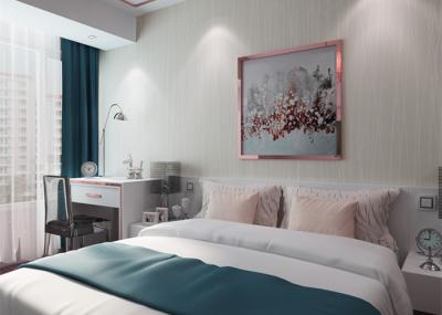 China Simple Grey Stripes Modern Removable Wallpaper for Home , Embossed Wall Coverings for sale