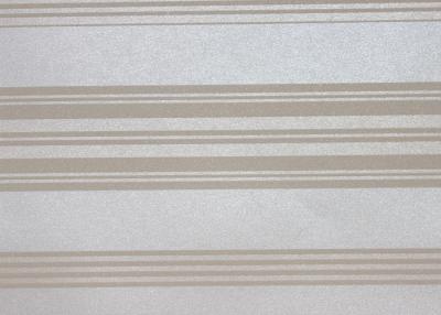 China Embossed Modern Removable Wallpaper , Vertical Striped Wallpaper for sale