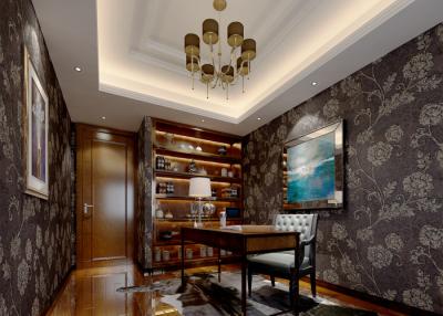 China Moisture Proof Vinyl Modern Embossed Wallpaper / Wallcoverings for Home Decoration for sale