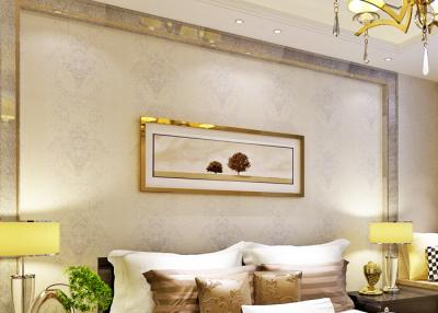 China PVC Removable Floral Print Wallpaper , Waterproof Vinyl Bathroom Wallpaper for sale