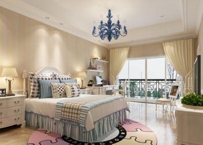 China Waterproof Boys Girls Baby Bedroom Wallpaper Beige Color Striped Pattern OEM for sale