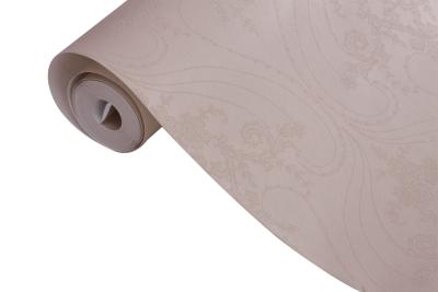 China Symmetric Floral Home Interior Wallpaper for Girls Bedroom Natural Plant Fibers Material for sale