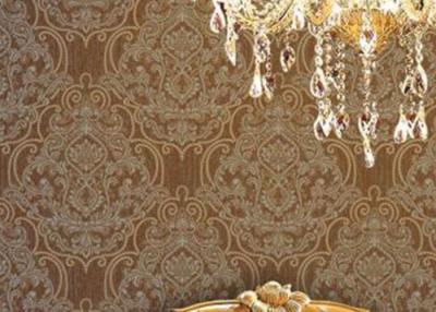 China Embossed 1.06m Korean Wallpaper , Soundproof Living Room Modern Wallpaper for sale