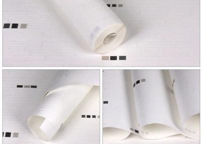 China Modern White And Black Self Adhesive Wallpaper for Sitting Room / Dinning Room for sale
