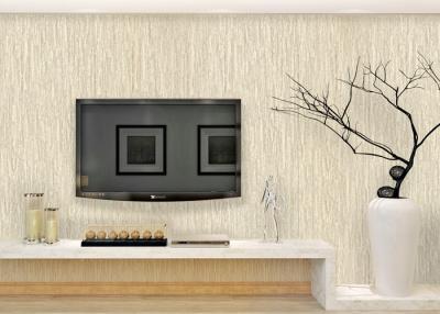 China Beige Elegant Contemporary Living Room Plain Wallpaper For Walls Soundproof for sale