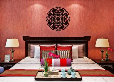 China Modern Solid Color Removable Wallpaper For House Decoration / Plain Red Wallpaper for sale