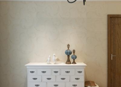 China Floral Pattern 3D Home Wallpaper Contemporary Wall Coverings Moistureproof for sale