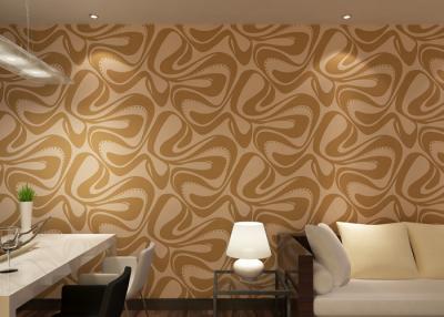 China Contemporary Non Woven 3D Wallpaper For Bedroom / Living Room European Style for sale