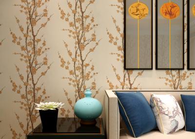 China Heat Insulation Pearly Lustre Luxury Non Woven Wallcovering For Photo Studio for sale