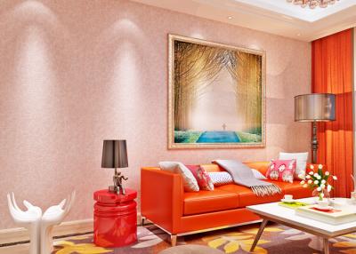 China Cracking Pattern Non - Woven Fabric Wall Covering Modern Multifilament And Jet Beads for sale